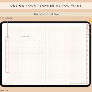 Undated Bujo Digital Planner, Goodnotes Templates Journal, Monthly ...