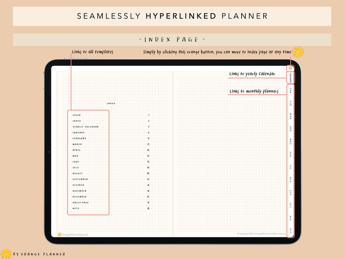 Undated Bujo Digital Planner Goodnotes Templates Journal - Etsy