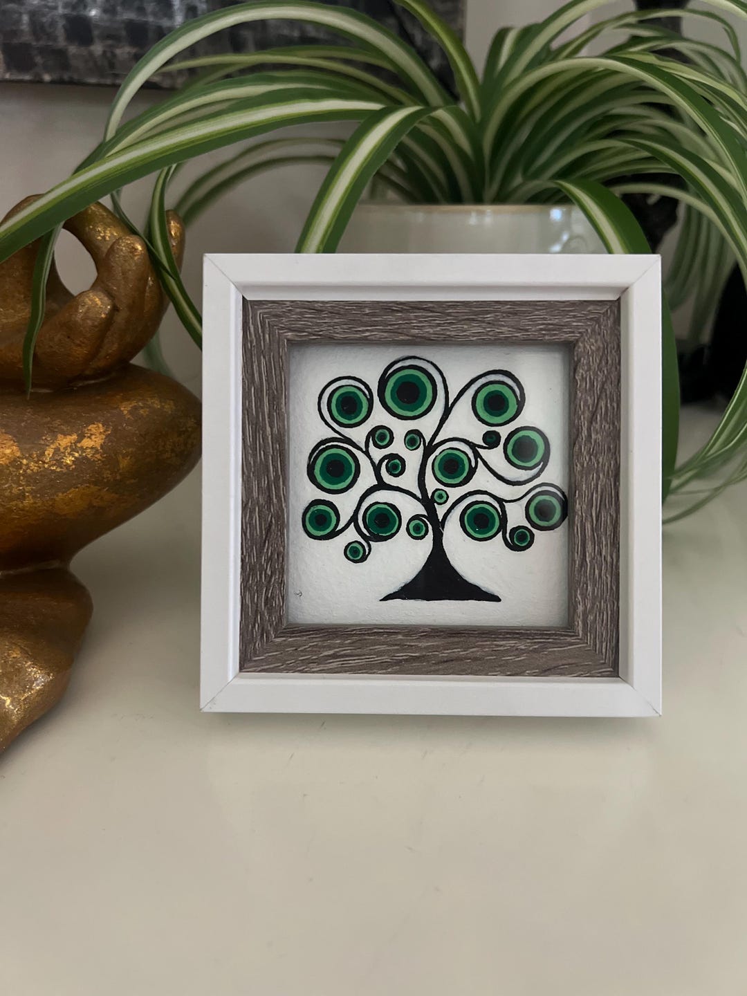 Tree of Life, Evil Eye, Original Artwork by Jennifer Siciliano, 4.25 X ...
