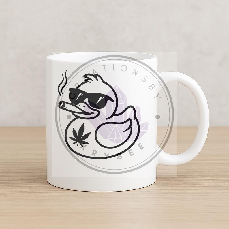 Cute Stoner Duck Svg Bundle- Girl & Boy Weed Ducks With Blunt- Funny ...