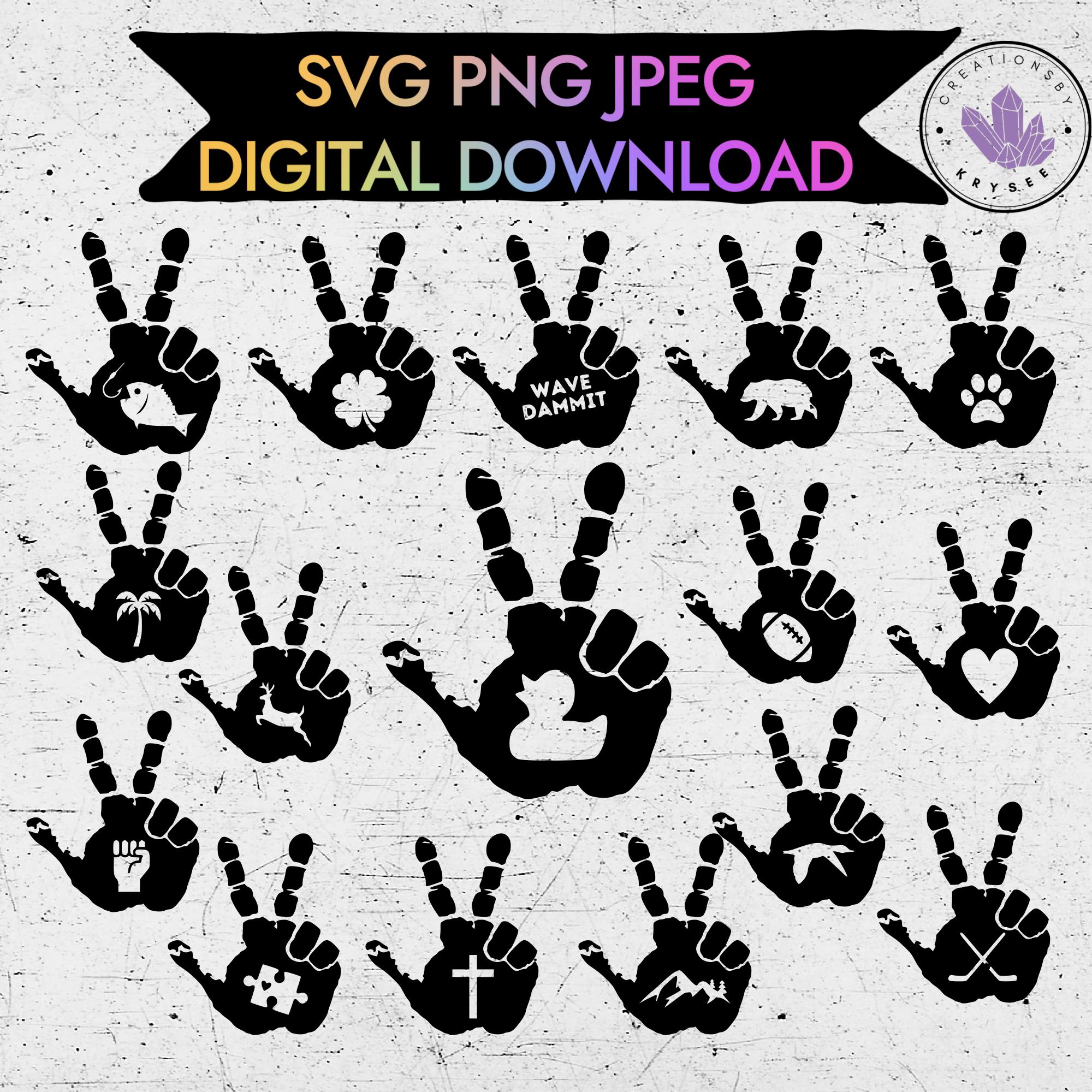 Wave SVG/PNG/JPG Bundle for Jeep Wrangler Bumper Sticker Duck Wave - Etsy
