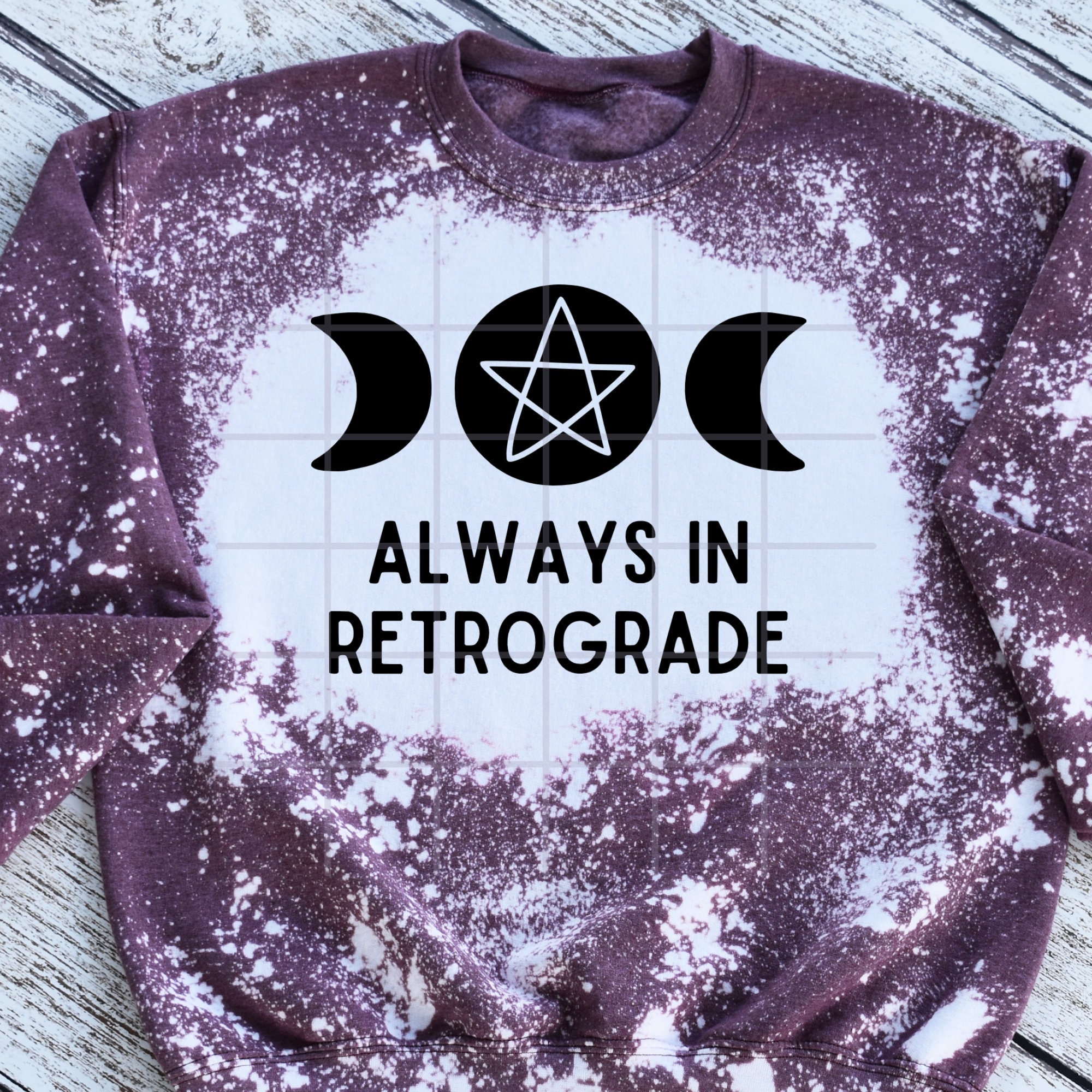 Always in Retrograde Digital Download Svg, Png, Jpg, Pdf Zip File - Etsy