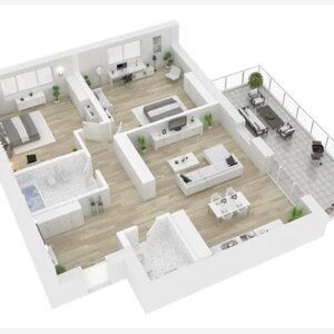 3D FLOOR PLAN - PHOTOREALISTIC 3D Rendering - 24 Hrs.-turn Around ...