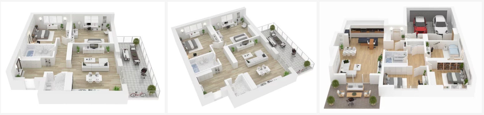 3D FLOOR PLAN - PHOTOREALISTIC 3D Rendering - 24 Hrs.-turn Around ...