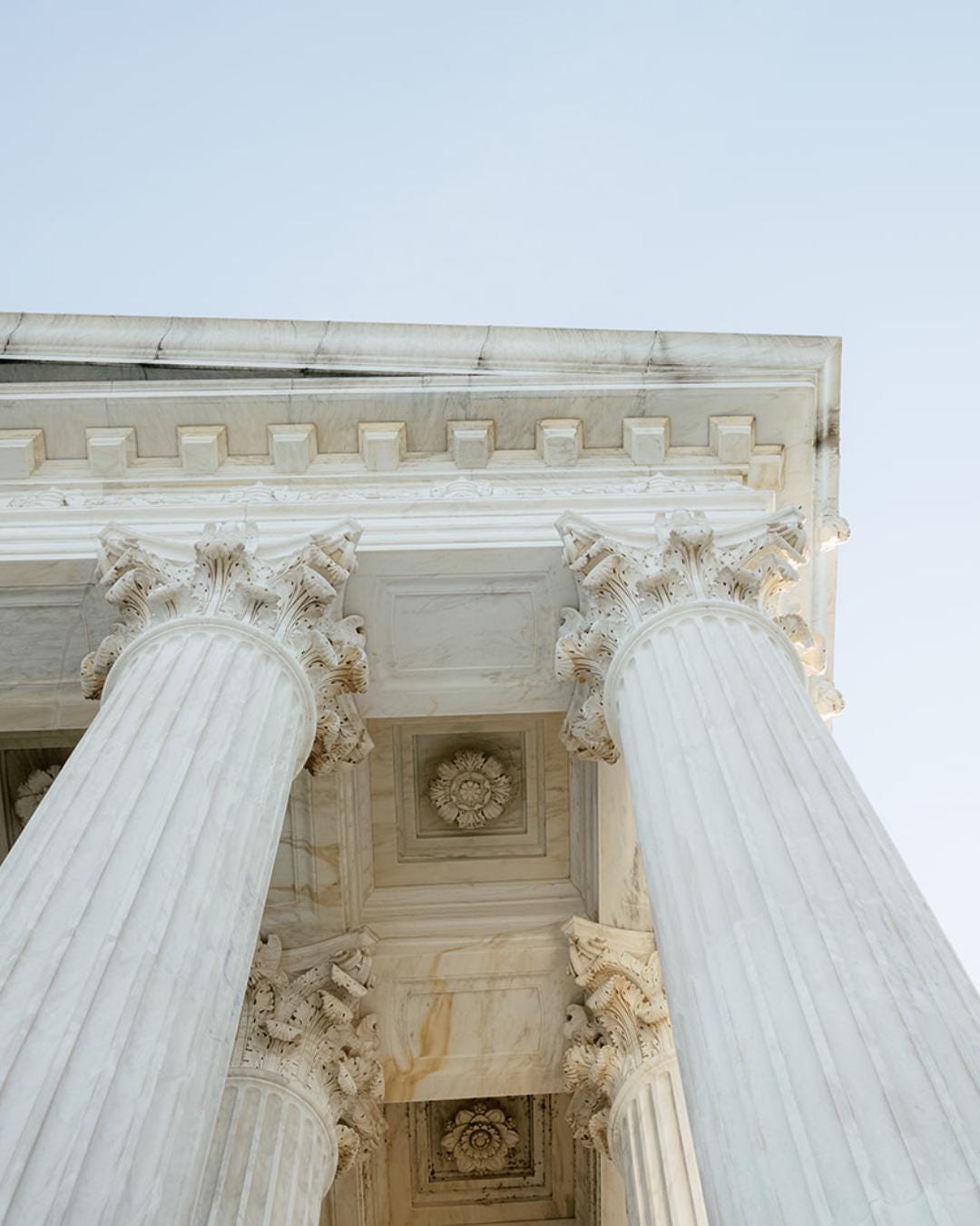 Elegant Neoclassical Architecture Print – Majestic Corinthian Columns ...
