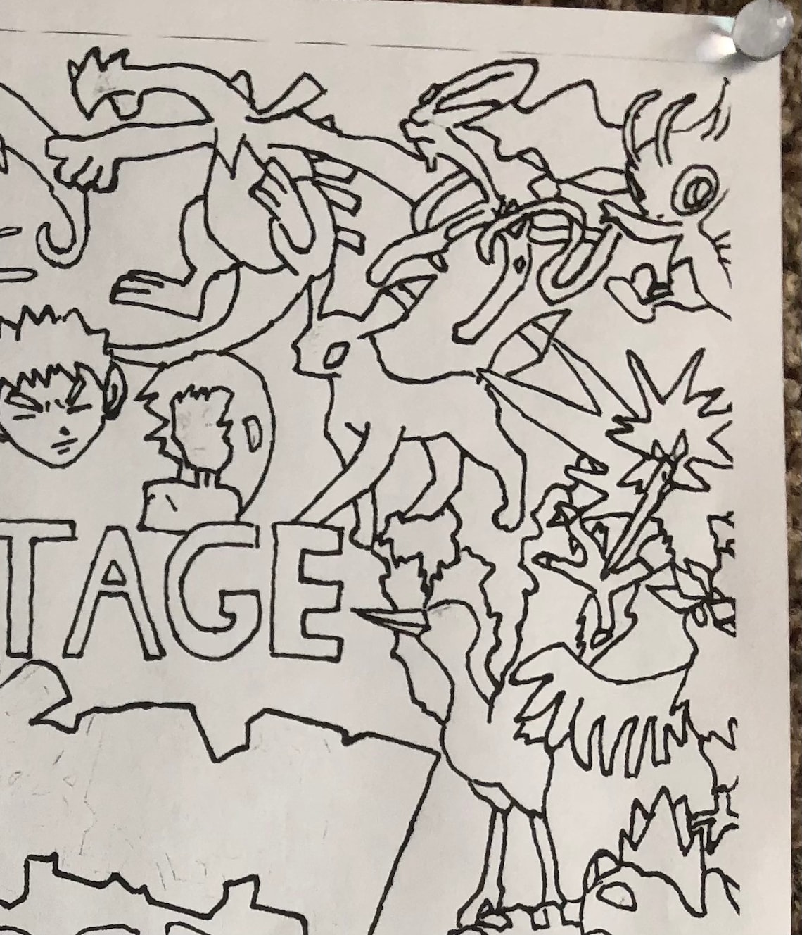 Printable Pokemon TCG Coloring Page - Etsy