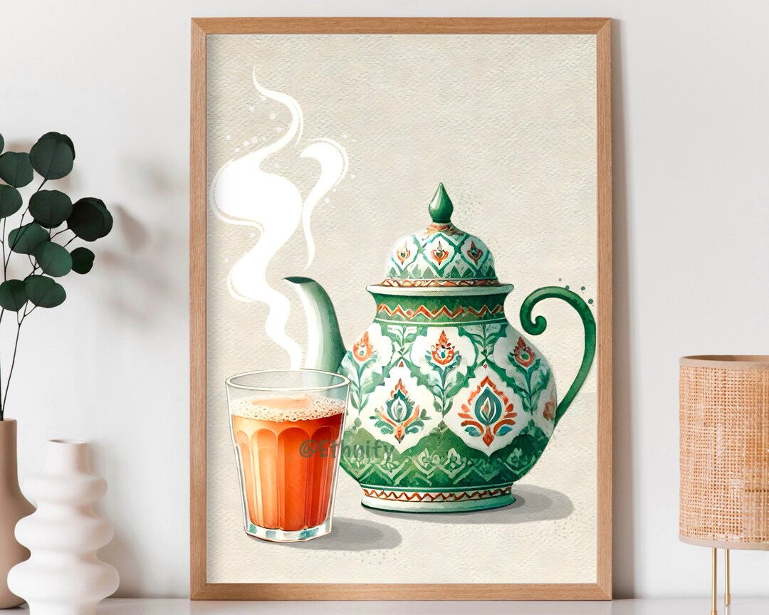 Masala Chai Watercolour Art, Chai Art, South Asian Art, South Asian ...