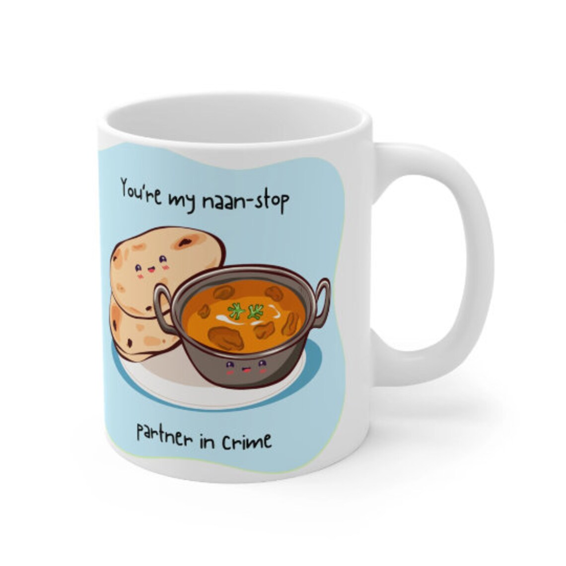 Funny Indian Food Mug Desi Coffee Cups 11oz Anniversary Desi Pun Mugs ...
