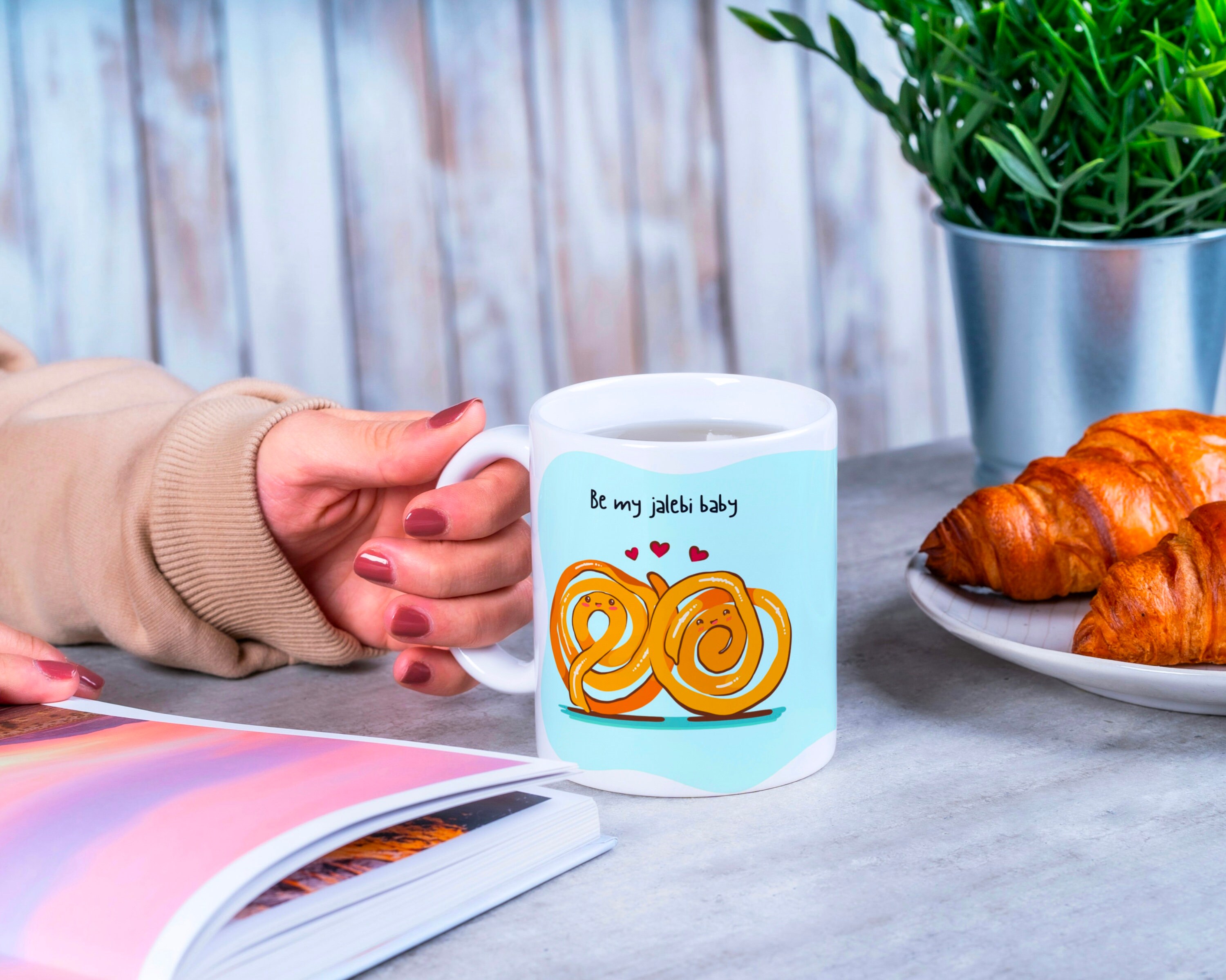 Funny Indian Food Mug Desi Coffee Cups 11oz Anniversary Desi Pun Mugs ...