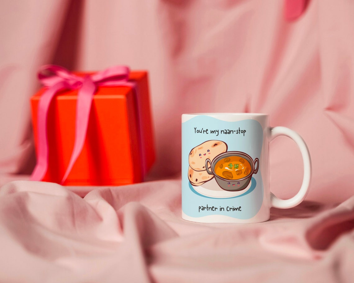 Funny Indian Food Mug Desi Coffee Cups 11oz Anniversary Desi Pun Mugs ...