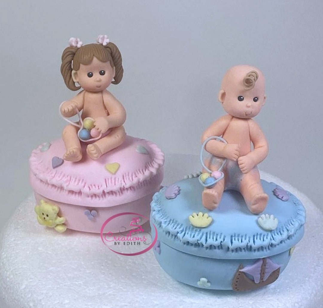 Baby Trinket Box Favor in Cold Porcelain - Etsy