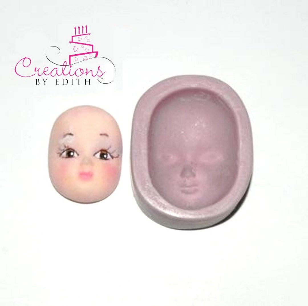 SALE!! Face Mold #17, Girl Face Mold, Little Girl Face, Quinceañera ...