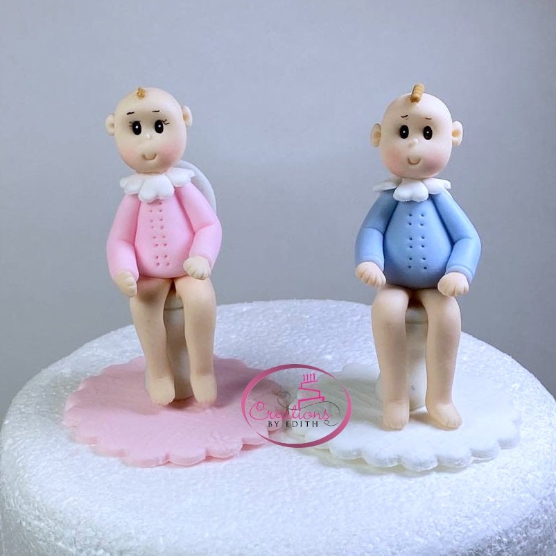 Potty Training Babies Cake Topper/centerpiece/decor in Cold Porcelain ...