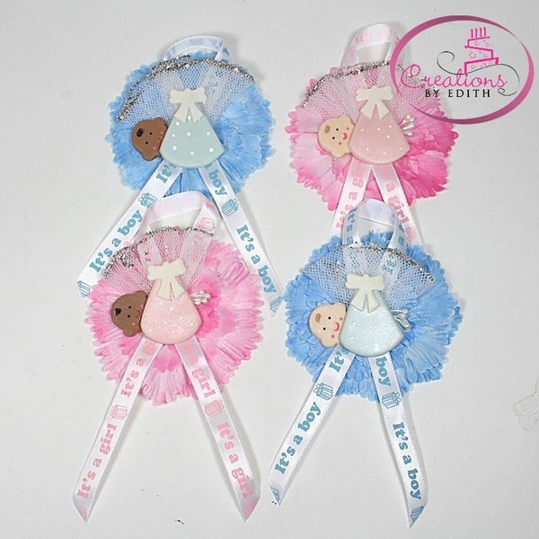 Distintivos para baby shower - Etsy México