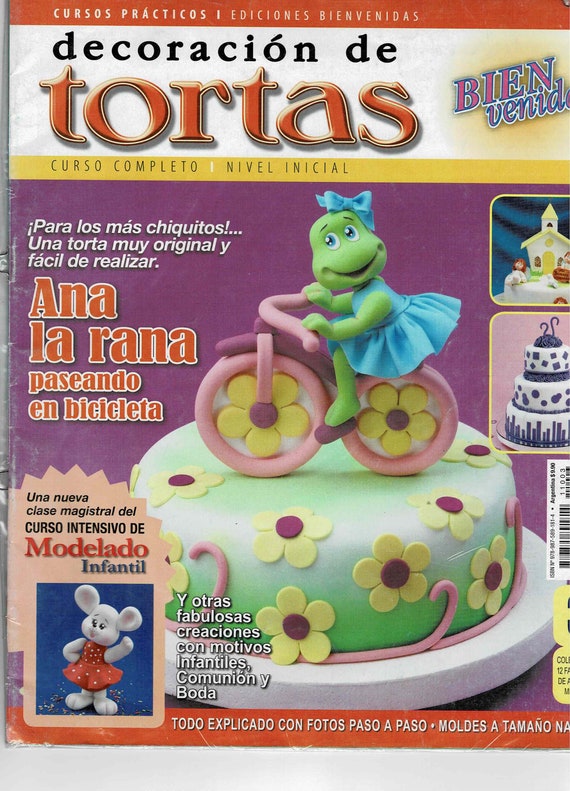 Cake decorating magazine/modeling/step by step | Etsy
