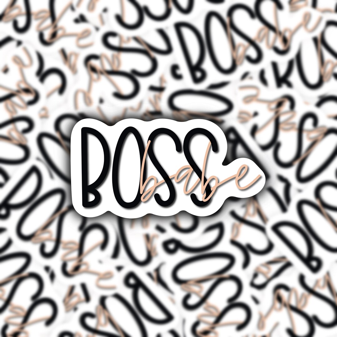 Boss Babe Sticker Girl Boss, Entrepreneur, Female Empire, Queen, Small ...