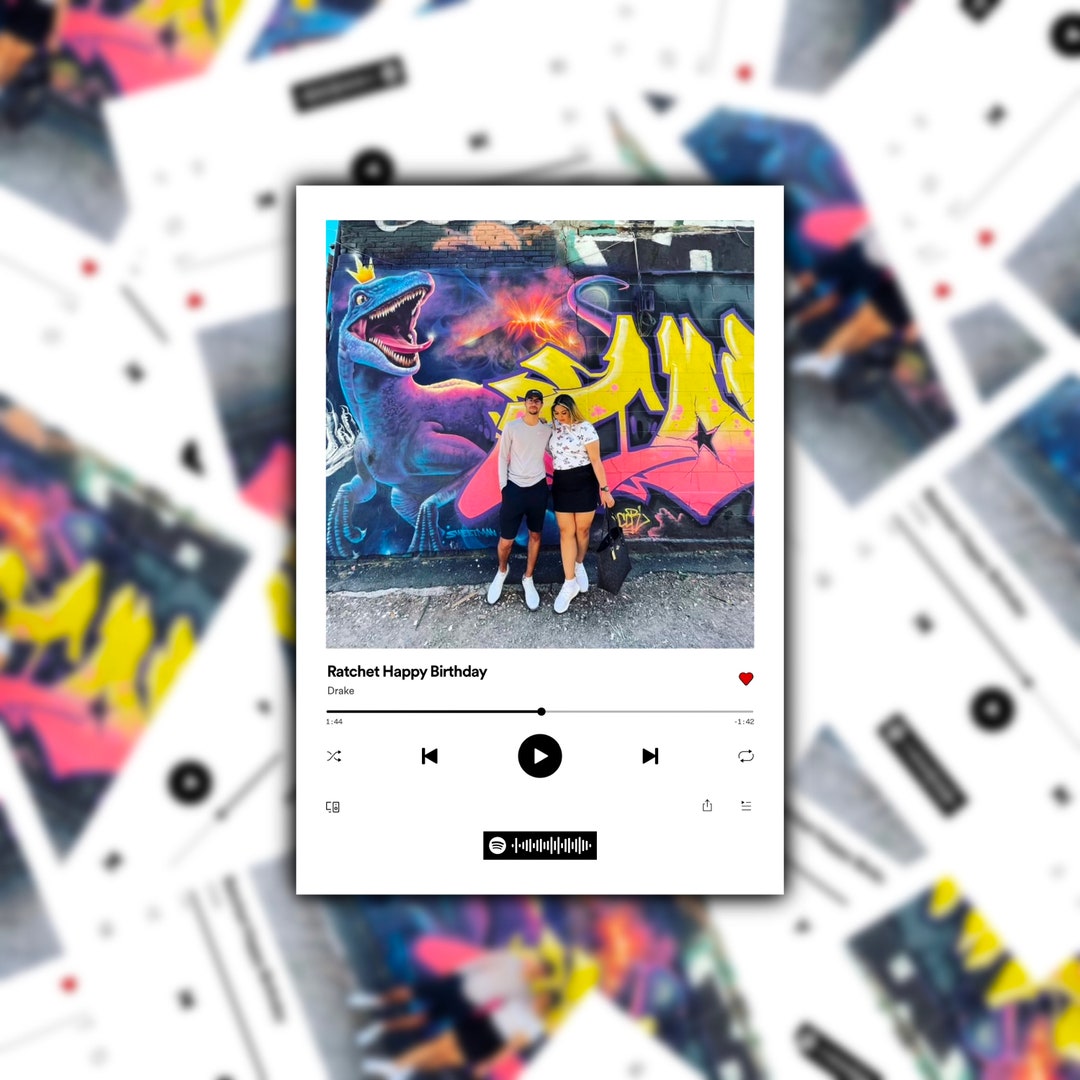 Custom Spotify Sticker Personalized Couples, Anniversary, Birthday ...