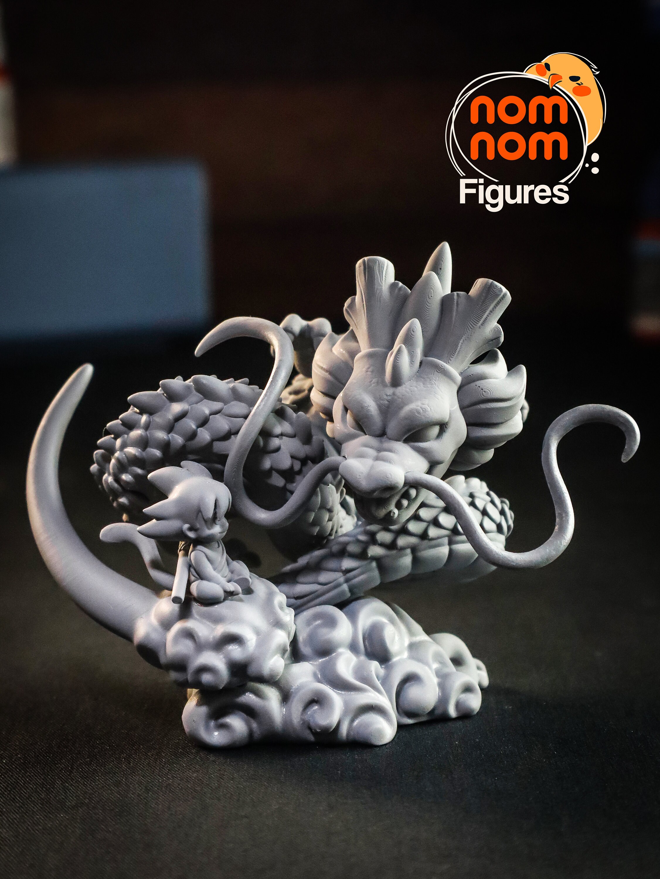 Chibi Shenron Statue by Nomnom Figures 78mm - Etsy