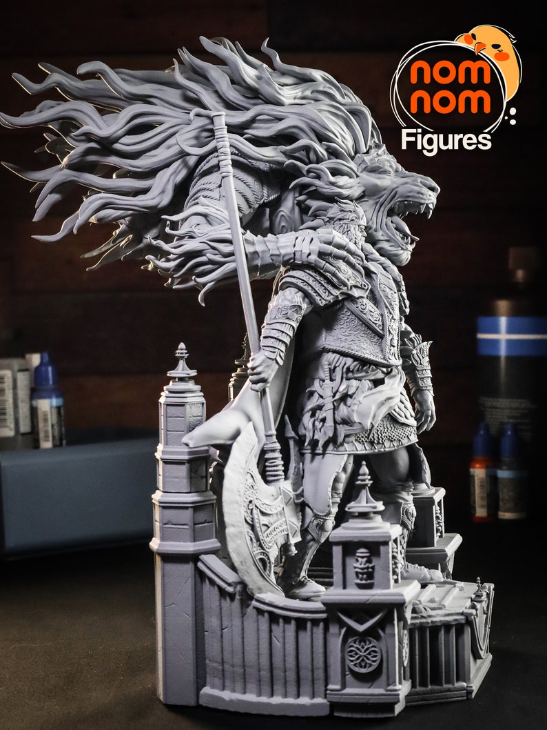 Godfrey the First Elden Lord Statue by Nomnom Figures 136mm - Etsy