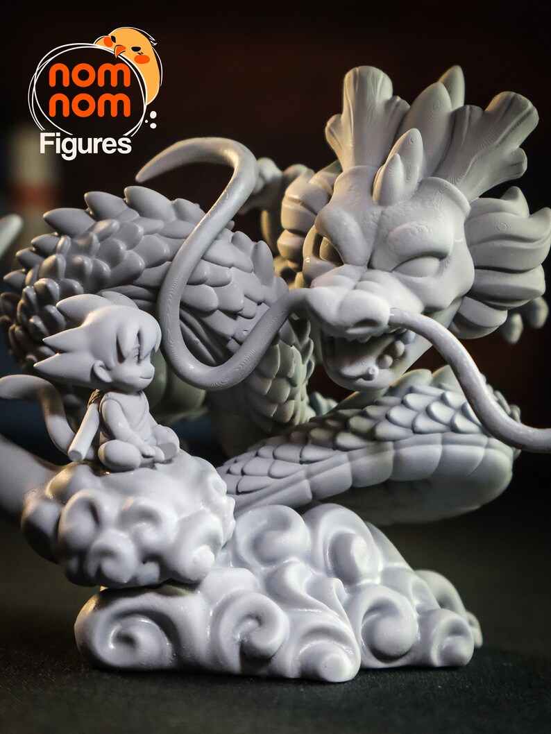 Chibi Shenron Statue by Nomnom Figures 78mm - Etsy