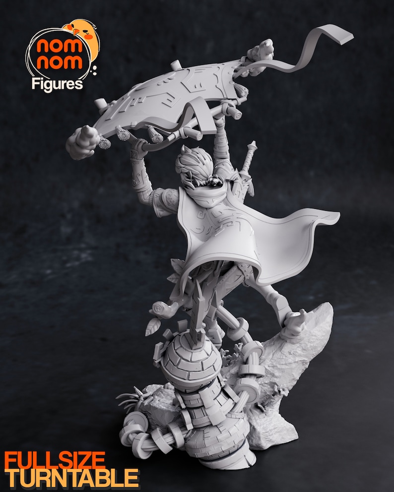 Loz:totk Link Statue by Nomnom Figures 261mm - Etsy