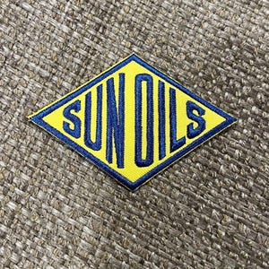 Vintage Racing Oil & Gas Station Patch for DIY Customization on Trucker ...