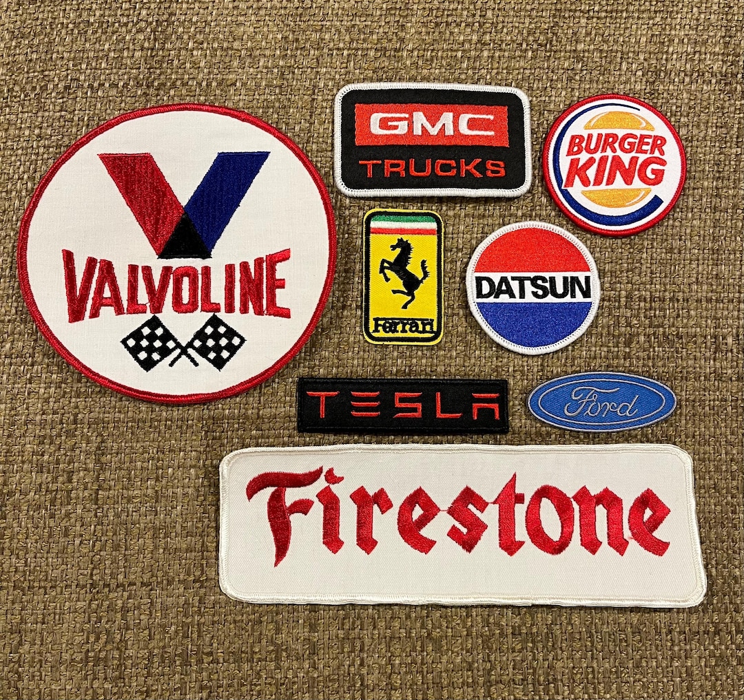 Iron on Hat Patch With Assorted Automotive & Fast Food Patches - DIY ...