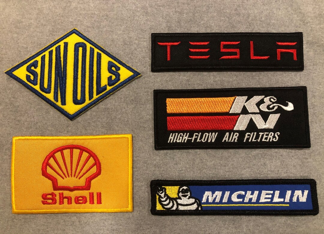 Embroidered Hat Patches Oil Gas Racing EV Baseball Cap Trucker Hat ...