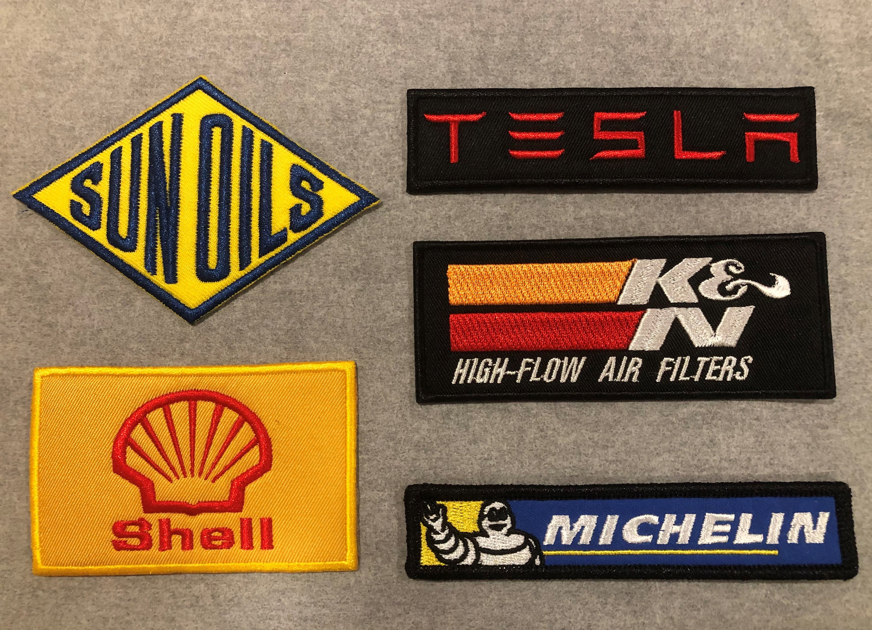 Hat Patch Oil Gas Station Racing EV Baseball Cap DIY Trucker Hat Bucket ...