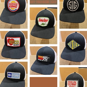 Vintage Patch Hat Patch Auto Racing Oil Gas Hat Patches Baseball Cap ...