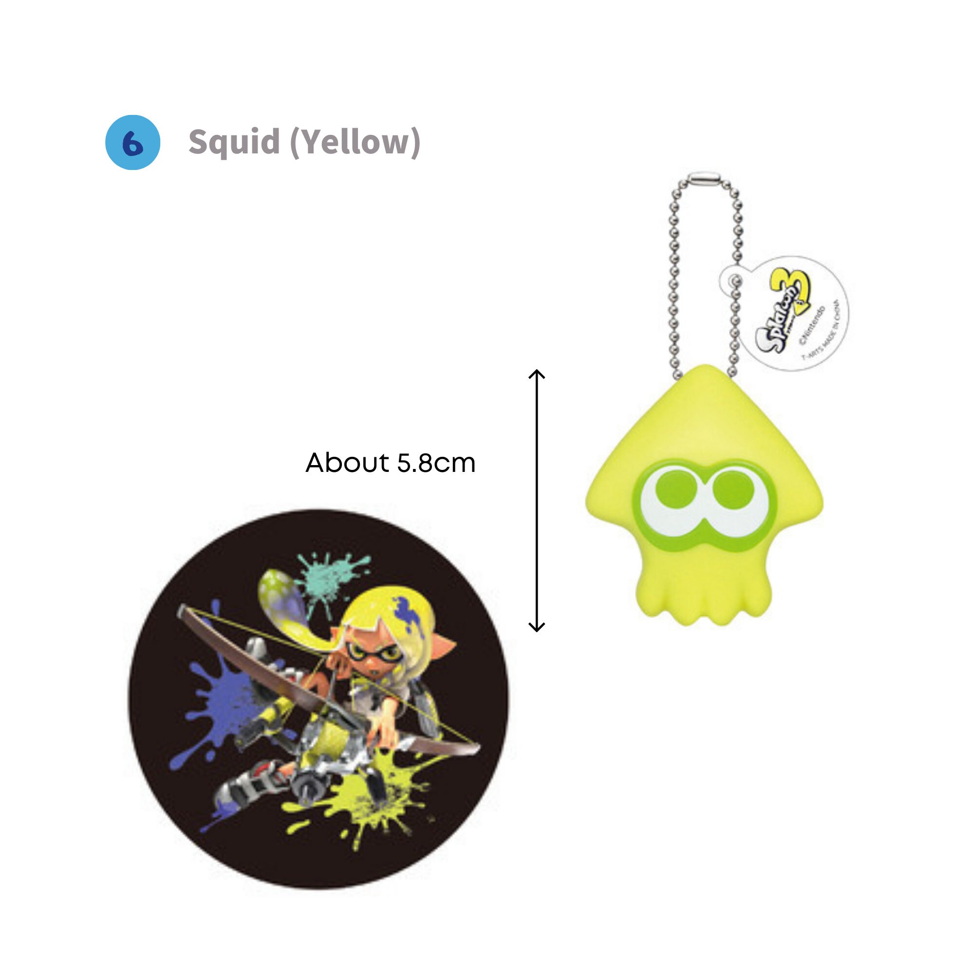 Splatoon Projector Light Keychain - Etsy