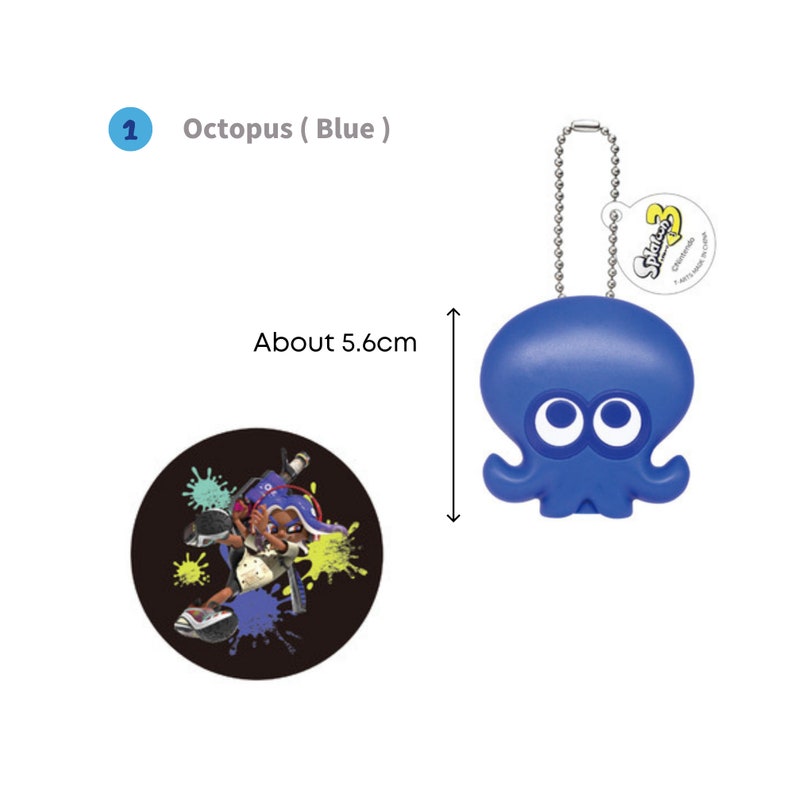 Splatoon Projector Light Keychain - Etsy