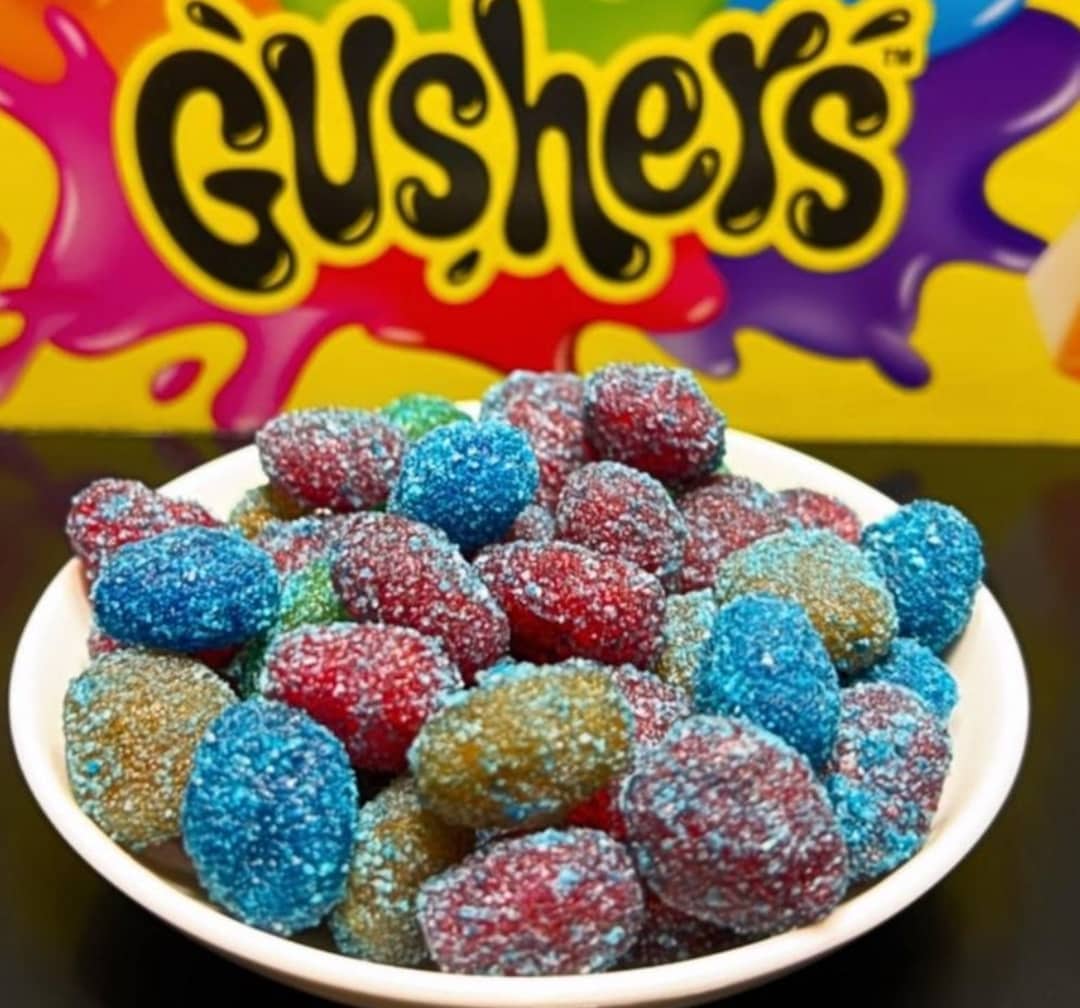 Flavored Gushers . Cotton Candy Gushers. Extreme Sour Blue Raspberry ...