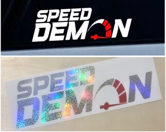 Speed Demon Decal | Etsy