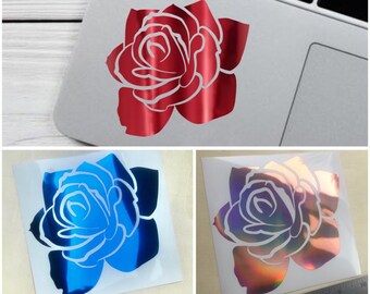 Rose Car Decal | Etsy