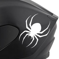 Vinyl Spider Web Sticker for Helmet, Custom Biker Decal, Halloween ...