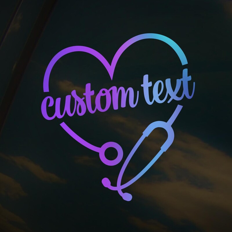 Nurse Vinyl Decal - Etsy