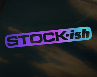 Stockish Car Decal - Etsy