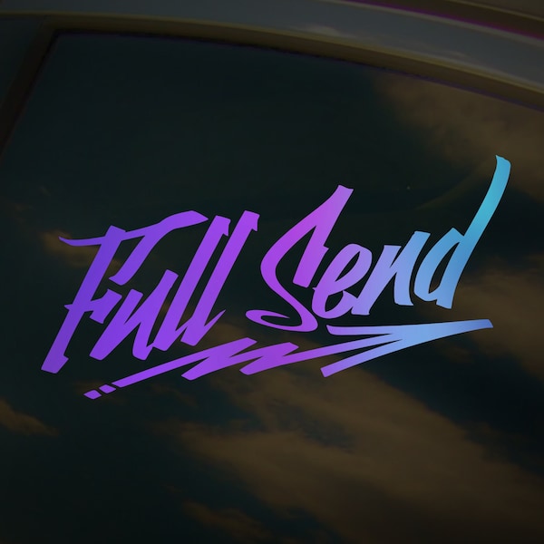 Full Send It Sticker - Etsy