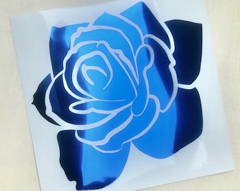 Roses Car Window Decal Car Wrap Window Sticker Laptop Sticker Vinyl ...
