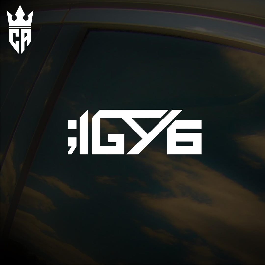 I Got Your Six (;IGY6) Car Window Sticker [die-cut Vinyl Decal] - Etsy