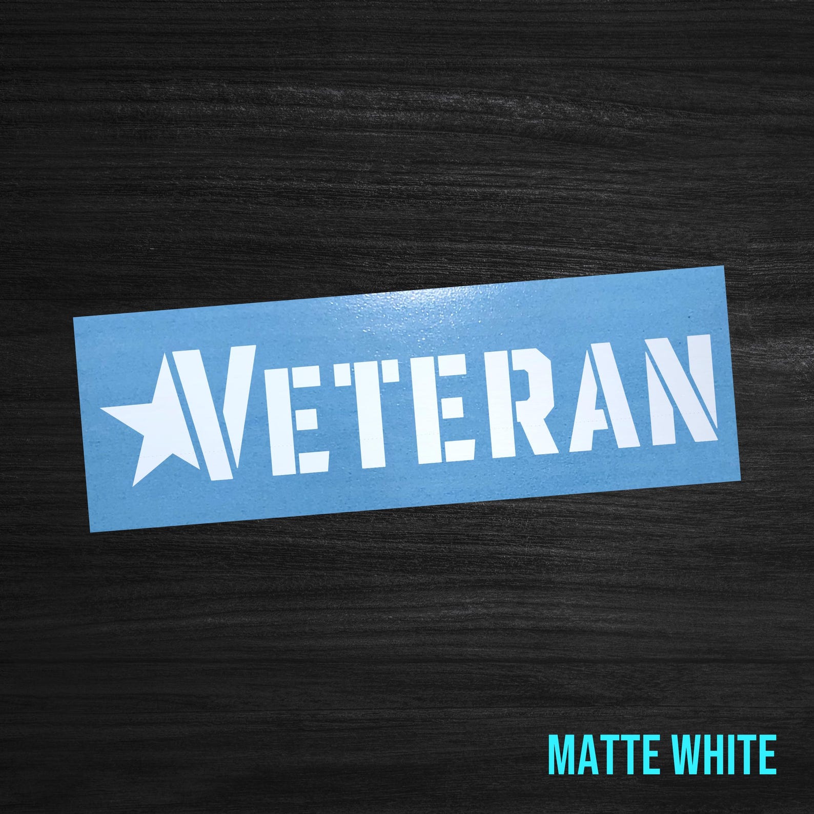 American Veteran Car Window Sticker [die-cut Vinyl Decal] - Etsy