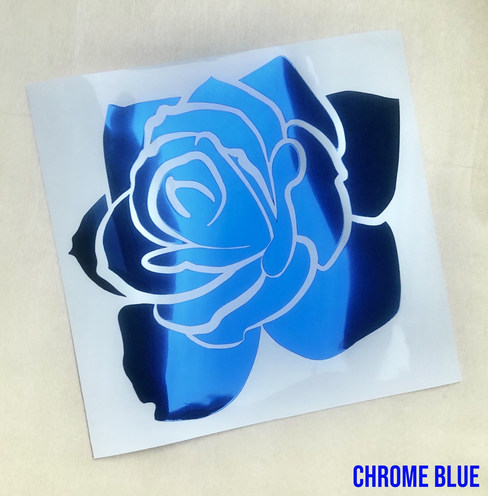Rose Car Window Sticker, Die-cut Vinyl Decal - Etsy