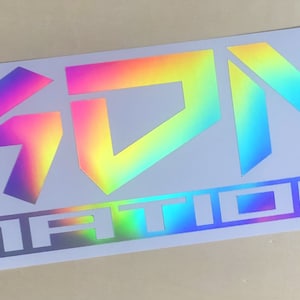 KDM Nation Car Window Sticker, Die-cut Vinyl Decal - Etsy UK