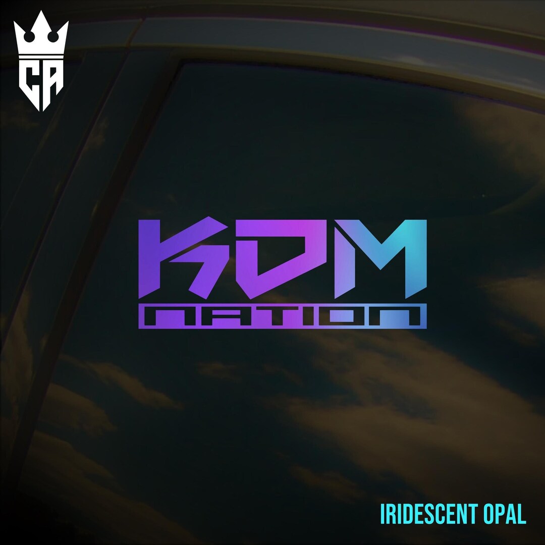 KDM NATION Car Window Sticker, Die-cut Vinyl Decal - Etsy