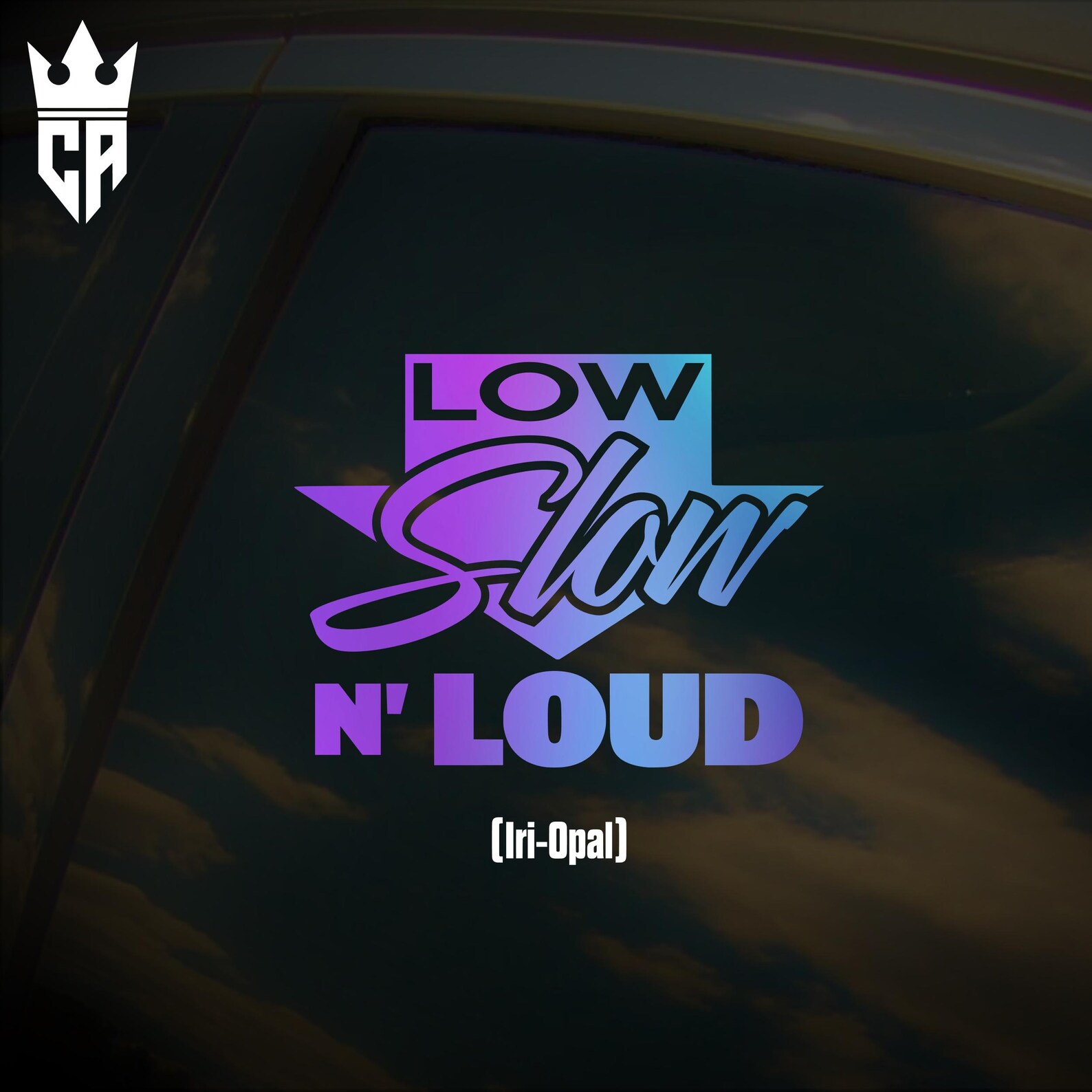 LOW Slow N' LOUD Car Window Sticker [die-cut Vinyl Decal] - Etsy