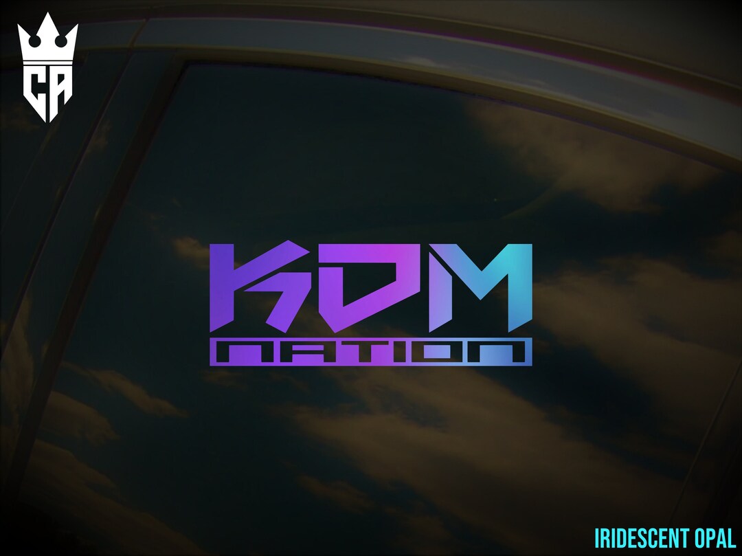 KDM Nation Car Window Sticker, Die-cut Vinyl Decal - Etsy UK
