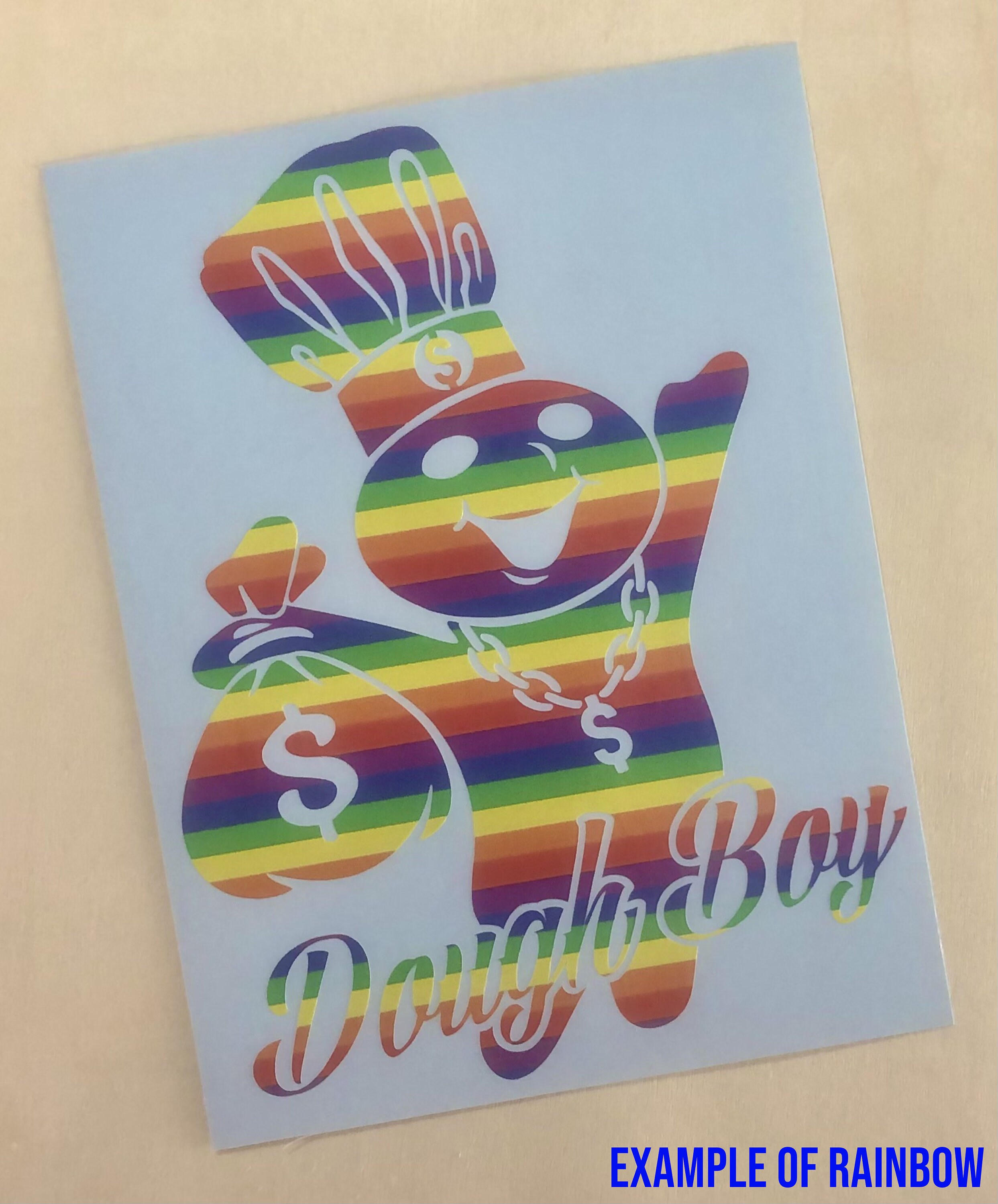 Dough Boy Car Decal Window Sticker Dough Boy Money Bag Vinyl | Etsy