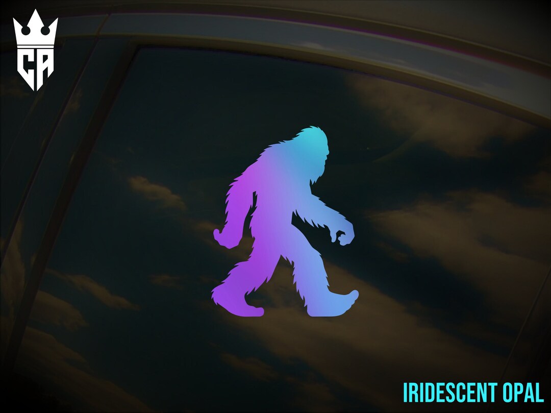 Sasquatch Car Window Sticker, Die-cut Vinyl Decal - Etsy