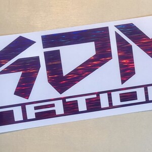 KDM Nation Car Window Sticker, Die-cut Vinyl Decal - Etsy UK
